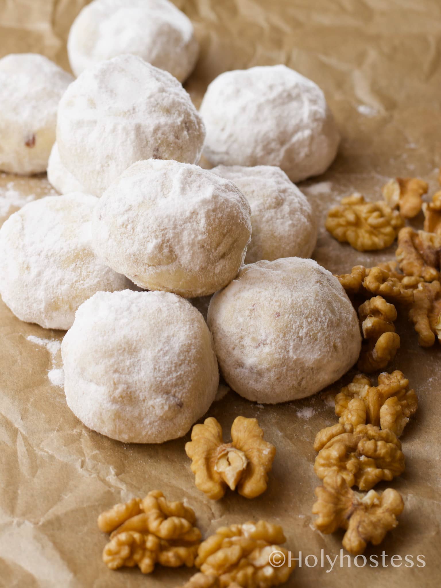 Galletas Bolas Blanca de Nuez
